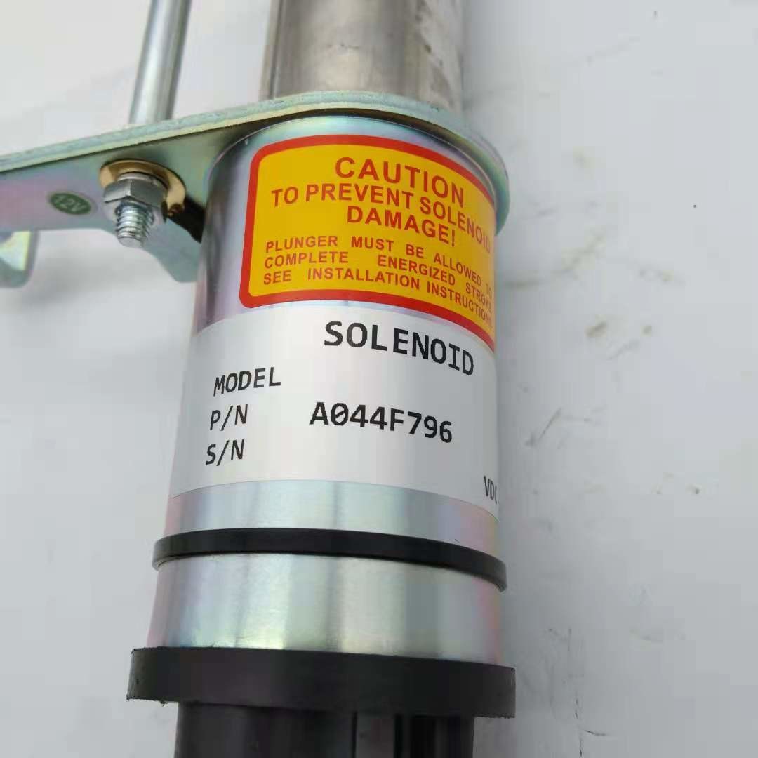 La válvula electromagnética obturada combustible de la parada del motor ...